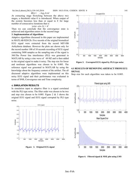 A Novel Adaptive Algorithm For Removal Of Power Line Interference From