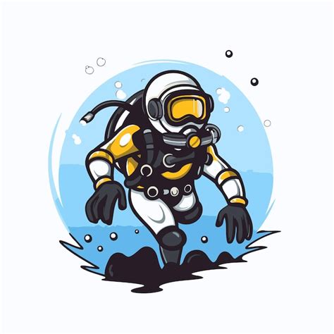 Premium Vector Astronaut In Spacesuit Vector Illustration Of A