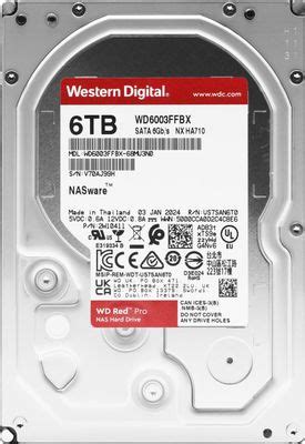 Обзор товара жесткий диск WD Red Pro WD6003FFBX, 6ТБ, HDD, SATA III, 3. ...