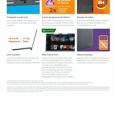 Notebook Positivo Vision C Intel Celeron Ponto