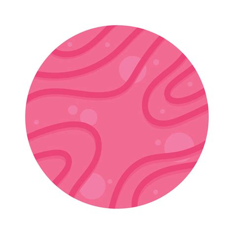 Pink Planet Space Outer 11457019 Vector Art At Vecteezy