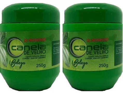 Kit 2 Gel Massageador Canela De Velho 250g MercadoLivre