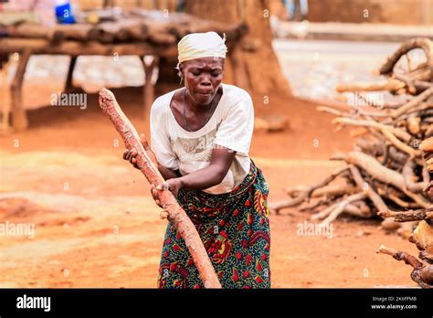 Accra Ghana April 02 2022 Picture Of The Local Countryside Life In