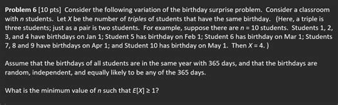 Solved Problem 6 10 Pts Consider The Following Variation