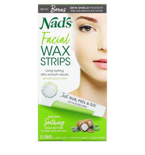Nads Facial Wax Strips 24 Strips U Fitnutrition