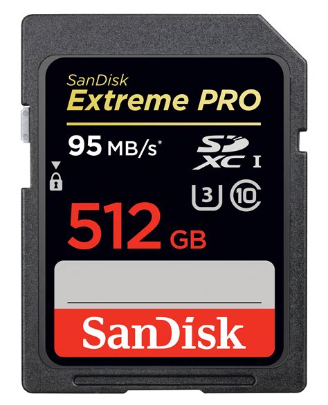 Sandisk Extreme Pro 512 Gb Sdxc Uhs I Class 10