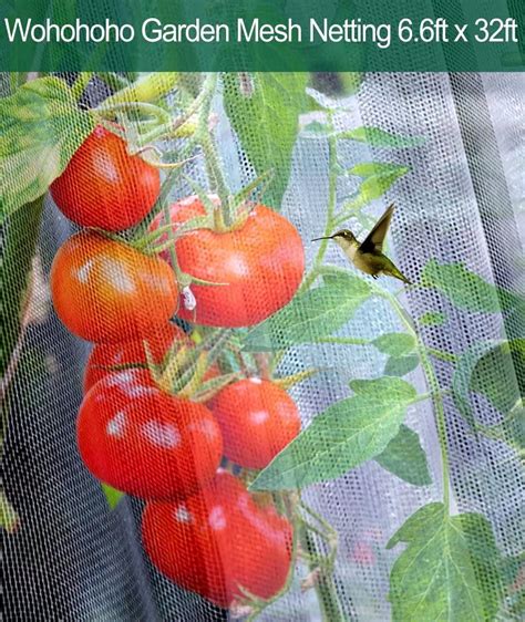 Wohohoho Garden Insect Mesh Netting 6 6ft X 32ft 2m X 10m 1mm Ultra Fine Mosquito Netting Bug