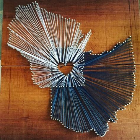 How To Make String Art Beautiful Rainbow Thread Heart Tutorial Artofit