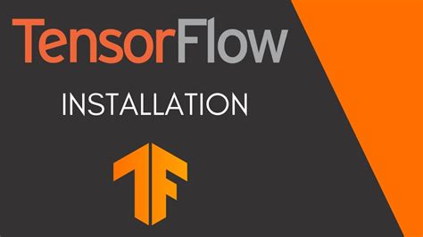 Tensorflow 설치 절차