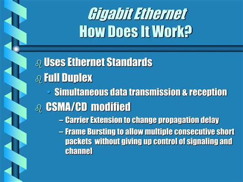 Ppt Gigabit Ethernet Powerpoint Presentation Free Download Id