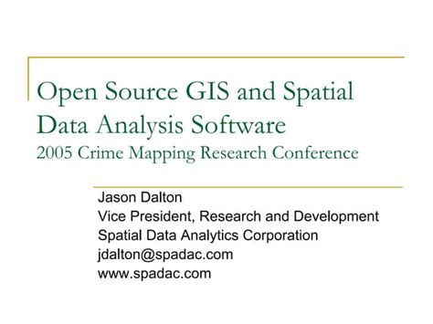 Open Source Gis Workshop Ppt
