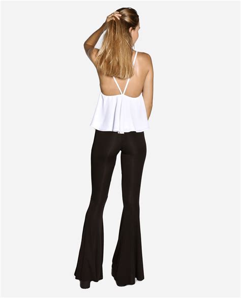 Venta Pantalones De Campana Negros En Stock