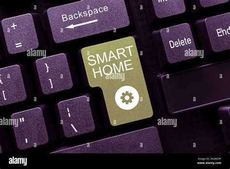 Text Sign Showing Smart Home Conceptual Photo Automation System Control Lighting Climate