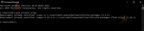 Scipy Installation Install Scipy For Scipy Programming Techvidvan