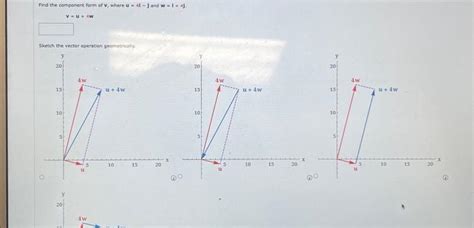 Solved Find The Component Form And The Magnitude Of The Chegg