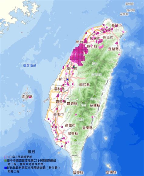 Openstreetmap台灣 通用版電子地圖會視重大建設而更新地圖，也會同步更新開放資料版本地圖，就能用到