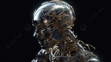 3dレンダリングされたロボットの輝く脳と有線内部 3dロボット 人工知能ロボット ロボット背景画像素材無料ダウンロード Pngtree