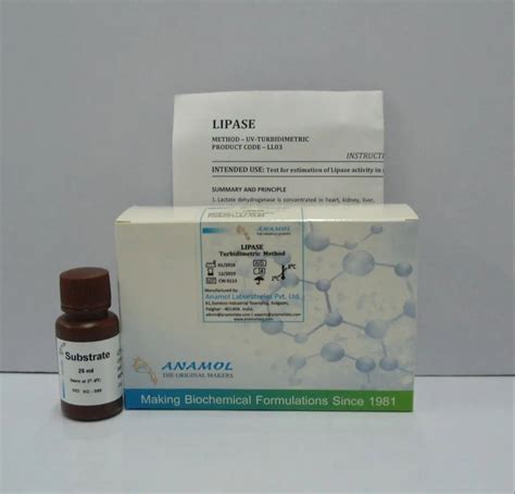 Anamol Lipase Lps Reagent Model Namenumber Lrt 41 At Rs 550kit In