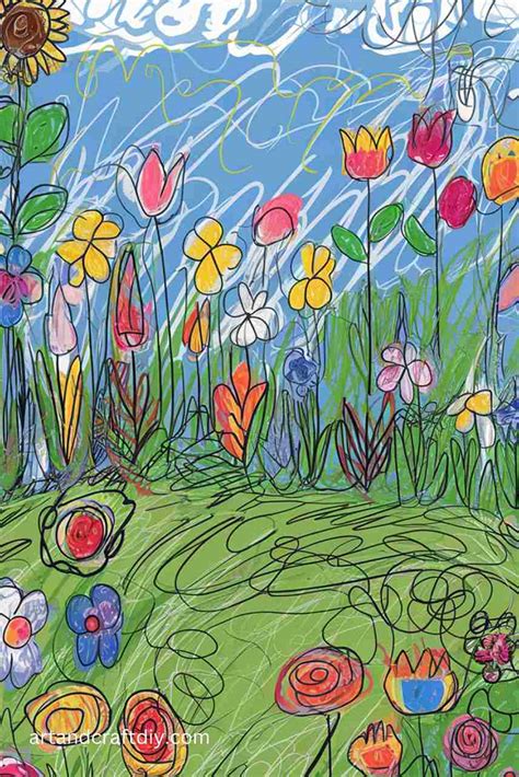69 Quick Easy Scribble Art Project Diy Art And Crafts Ideas