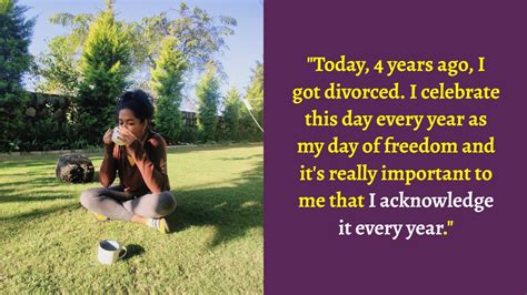 Woman Celebrates 4 Years Of Her Divorce Shares Touching Post