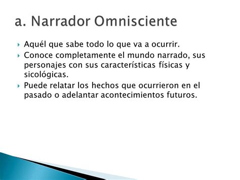 El Narrador Omnisciente Ejemplos 49 OFF