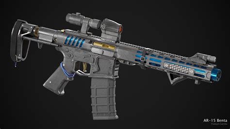 Download Wallpaper Rendering Weapons Rifle Weapon Render Custom