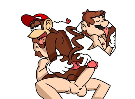 Post Crossover Diddy Kong Donkey Kong Country Iyumiblue Mario Super Mario Bros