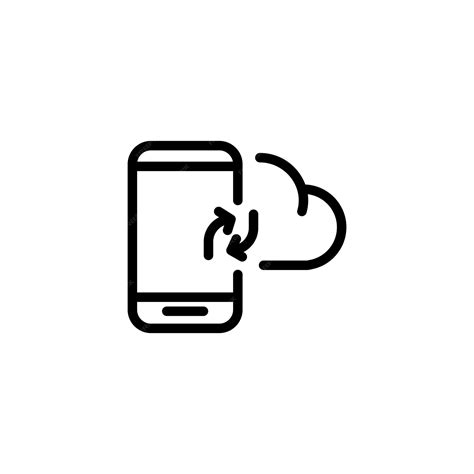 Premium Vector Technology Cloud Computing Sign Symbol Vector