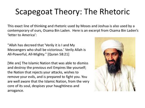 Scapegoat Theory And Christianity