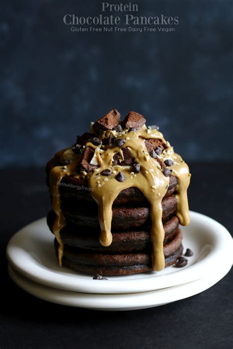 Gluten Free Vegan Chocolate Pancakes Proburst Bites Petite Allergy Treats