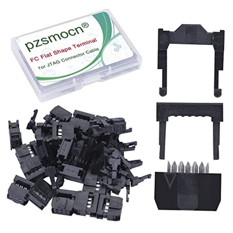Pzsmocn 20 Sets Idc 2 3 Double Row 6 Pin Rectangular Socket Connector