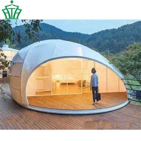 Professional Customization Glamping Tents Shell Shape Hotel Tent Suitable For Outdoor Use