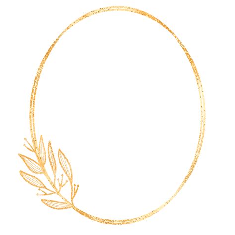 Hình ảnh đám Cưới Viền Vàng Hình Bầu Dục PNG Hình Bầu Dục Vàng đám