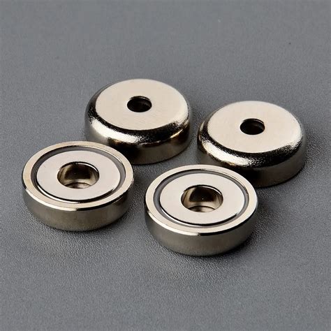 Rubber Coated Pot Magnet Neodymium Magnetic Material Pot Magnet On Sale