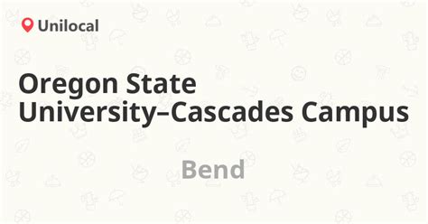 Oregon State University Cascades Campus Bend 2600 Nw College Way 1