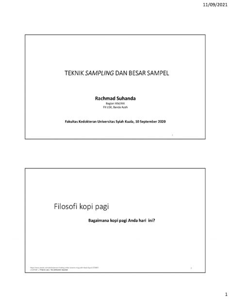 6 Teknik Sampling Dan Besar Sampel Pdf