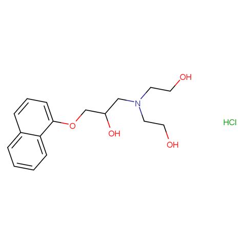 2 Propanol 1 [bis 2 Hydroxyethyl Amino] 3 1 Naphthalenyloxy
