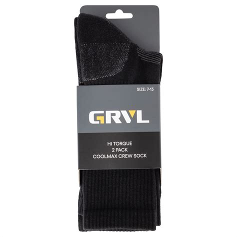 Grvl Hi Torque Socks 2 Pack Worklocker Australia