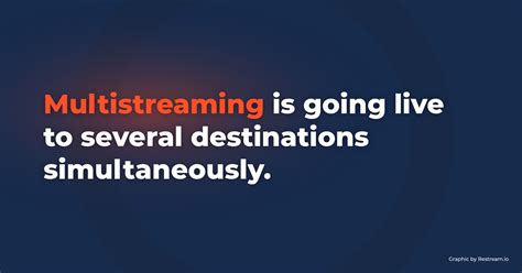 How To Multistream Guide To Multistreaming Restream Blog