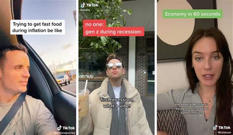 Gen Z On Tiktok Show How They Feel About Inflation Its Not What