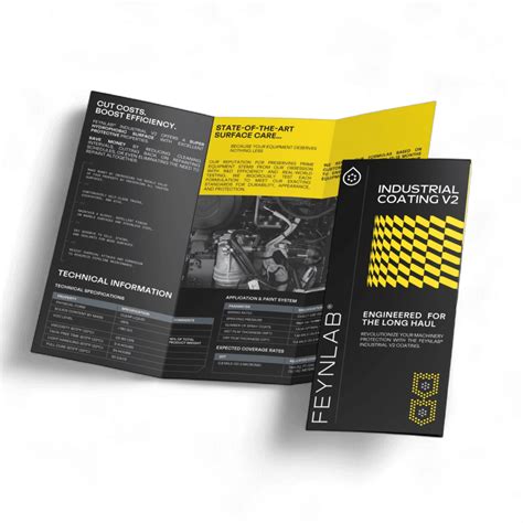 Feynlab® Industrial Tri Fold Sell Sheets Feynlab® Middle East