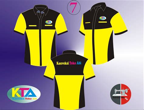 Desaign Baju Seragam Kerja Toko Abi ~ Konveksi Seragam