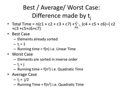 Asymptotic Analysis And Insertion Sort Analysis