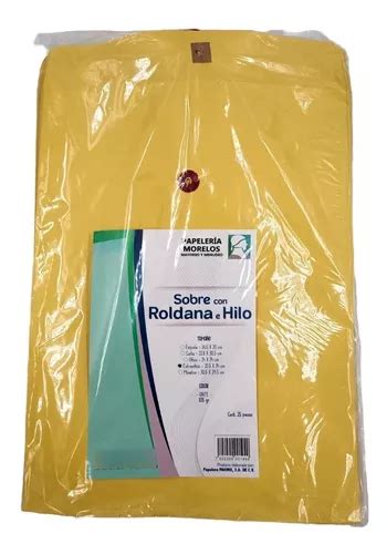 Sobre Manila Con Hilo Extra Oficio Paquete C 25 Pieza MercadoLibre