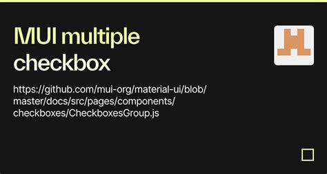 Mui Multiple Checkbox Codesandbox