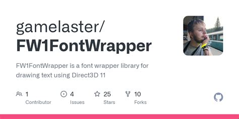GitHub Gamelaster FW1FontWrapper FW1FontWrapper Is A Font Wrapper