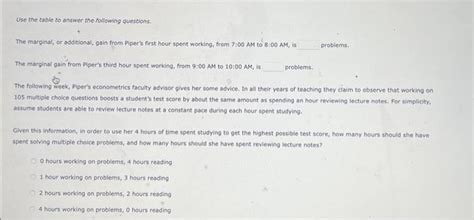 Solved Suppose That Piper Is A Diligent First Year College Chegg