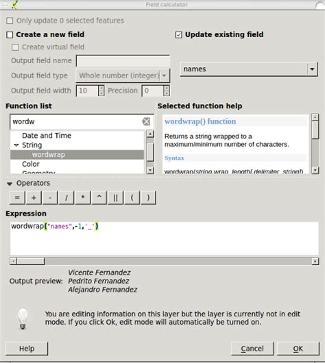 Qgis Equivalente A Excel Alt Entrar En La Tabla De
