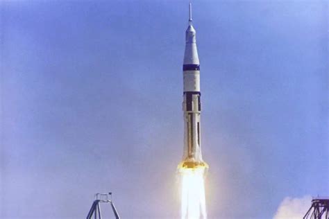 Apollo 7 Was Launched On October 11 1968 Our Planet