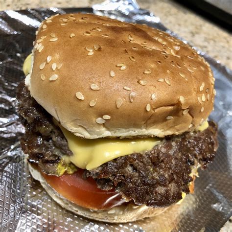 Homemade Double Cheeseburger Rburgers